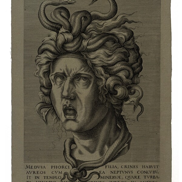 Medusa and Back Patch - Etsy