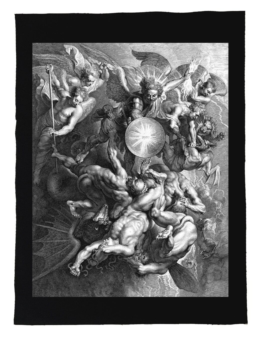 Dibujos De Angeles Y Demonios Peleando Por Fin Le Bajaremos Los Humos