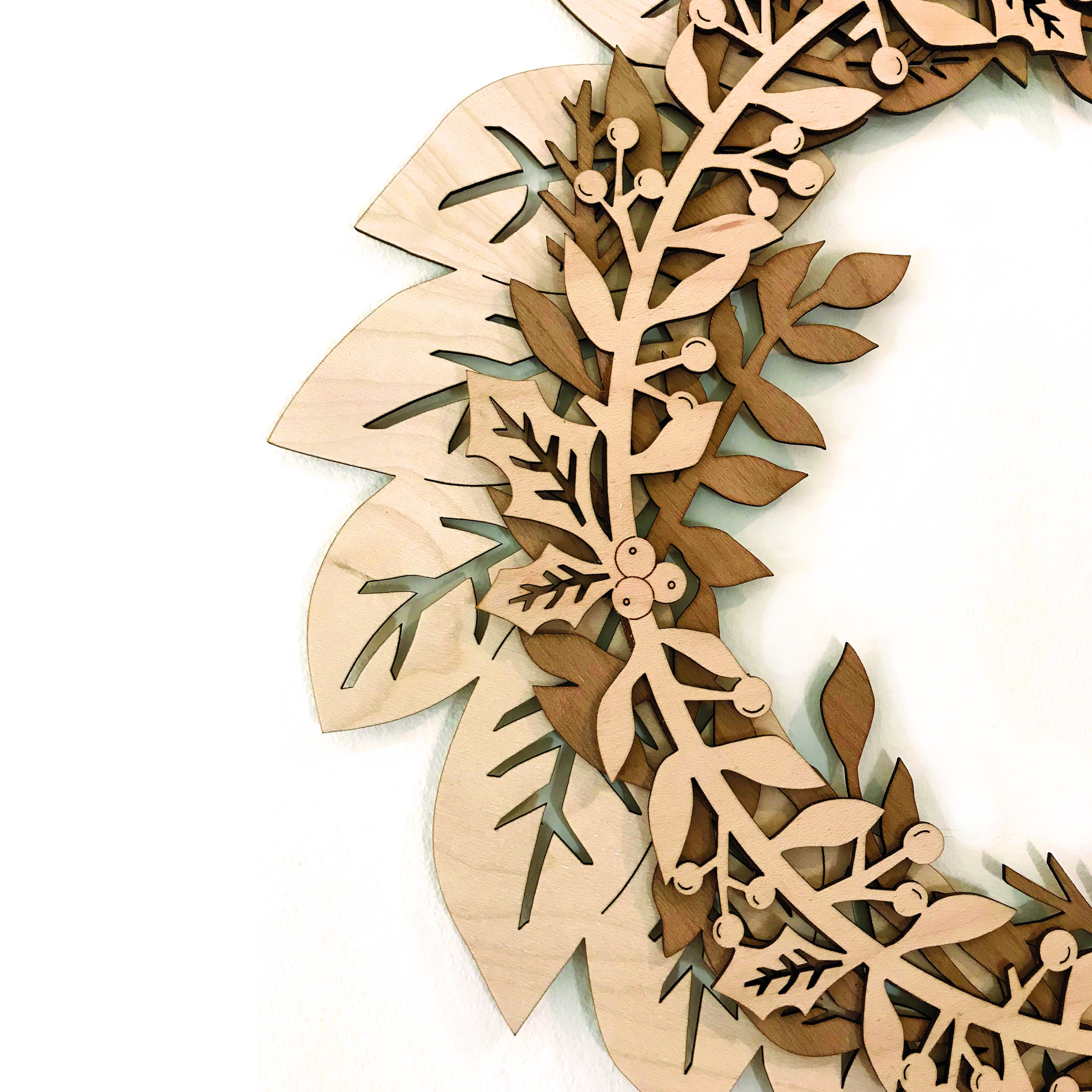 Intricate Wood Wreath 3 Options - Etsy