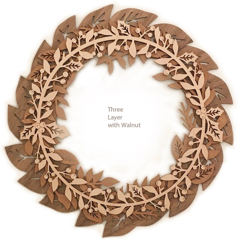 Intricate Wood Wreath, 3 Options - Etsy