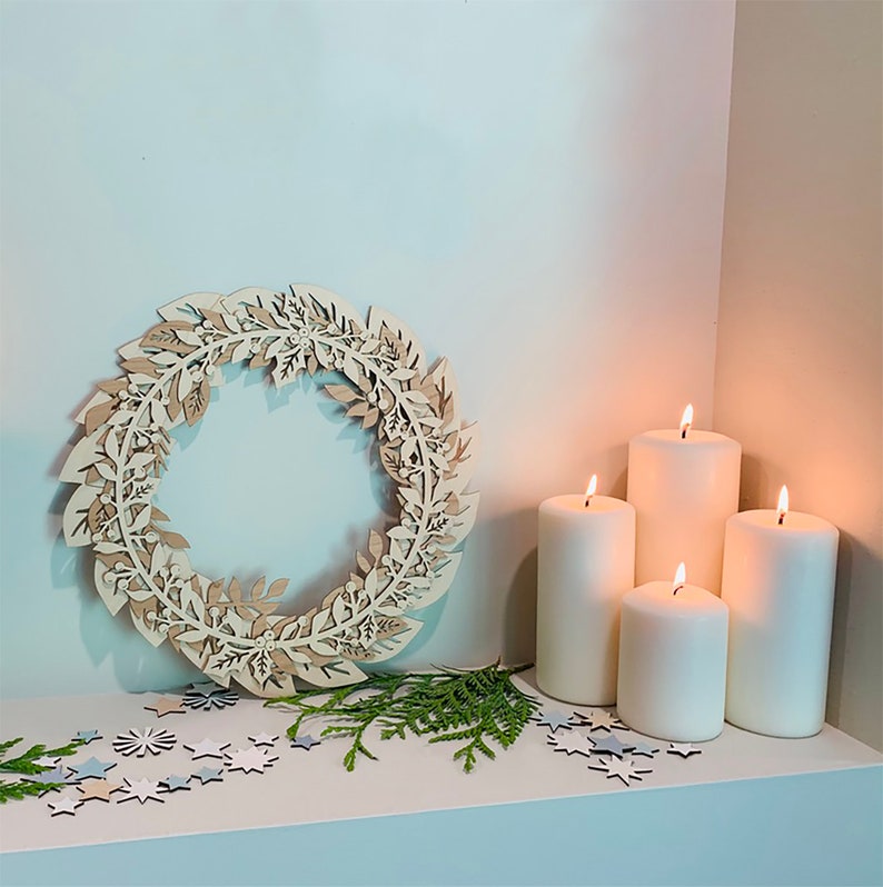Intricate Wood Wreath 3 Options - Etsy