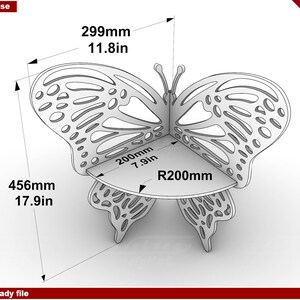 Butterfly Corner Shelf Svg 2 Sizes, Nursery Wall Decor Shelf CNC Plan ...