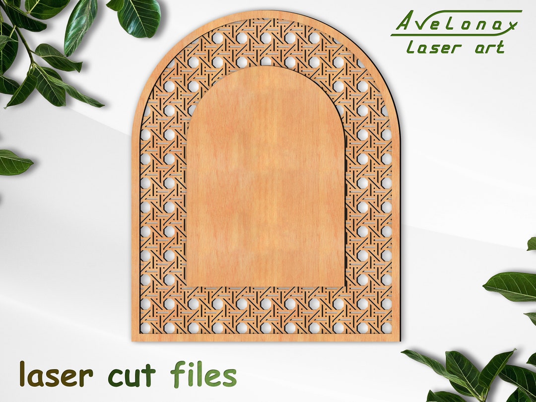 Rattan Arch Svg, Arch Geometric Ornament Laser Cut File, Arch Sign ...