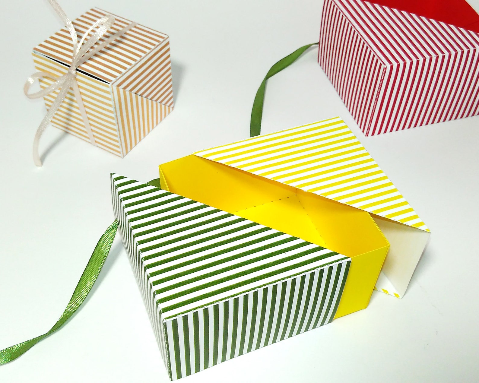 Box Template Pdf, DIY Party Favor Box, Box Template, Baby Shower Favor ...