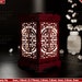 Asian Tabletop Lantern Cut File, Decorative Wooden Candle Holder ...