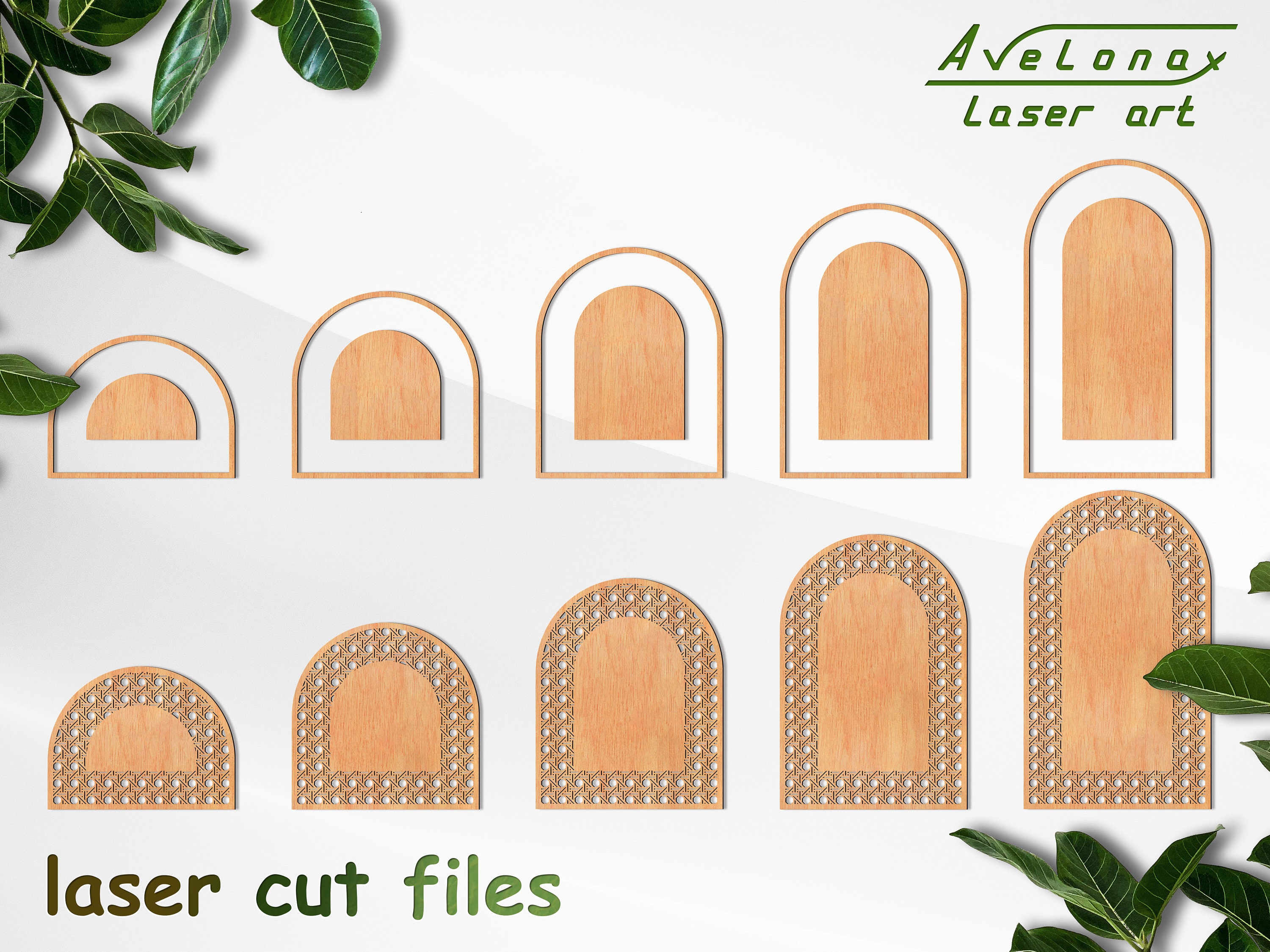 Rattan Arch Svg, Arch Geometric Ornament Laser Cut File, Arch Sign ...