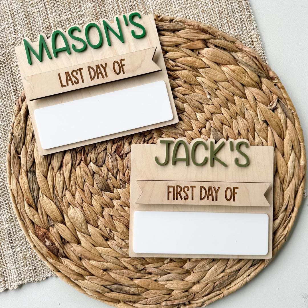 Back to School Sign | B2S Board | First Day of School Sign for Kids ...