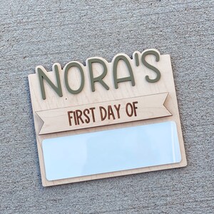 Back to School Sign | B2S Board | First Day of School Sign for Kids ...