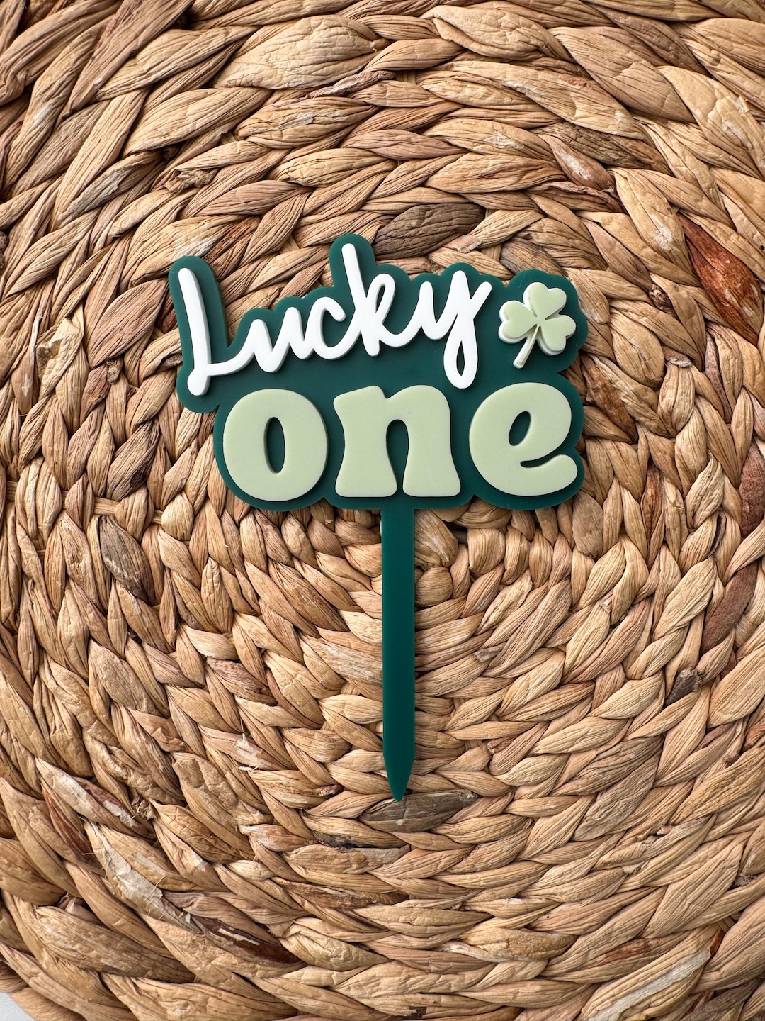 Lucky One Cake Topper | 1st Birthday Party Decor | St Patricks Theme - Etsy