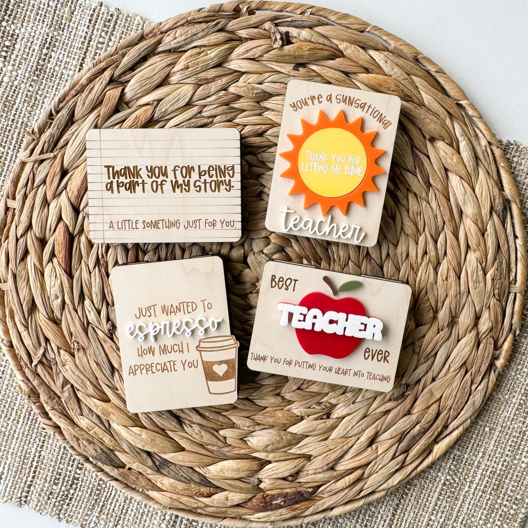 Teacher Appreciation Gift Card Holder | End of School Year Gift ...