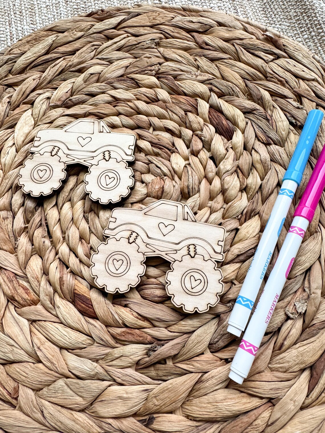 Monster Truck Valentine – Color Your Own Non-candy Classroom Valentine ...