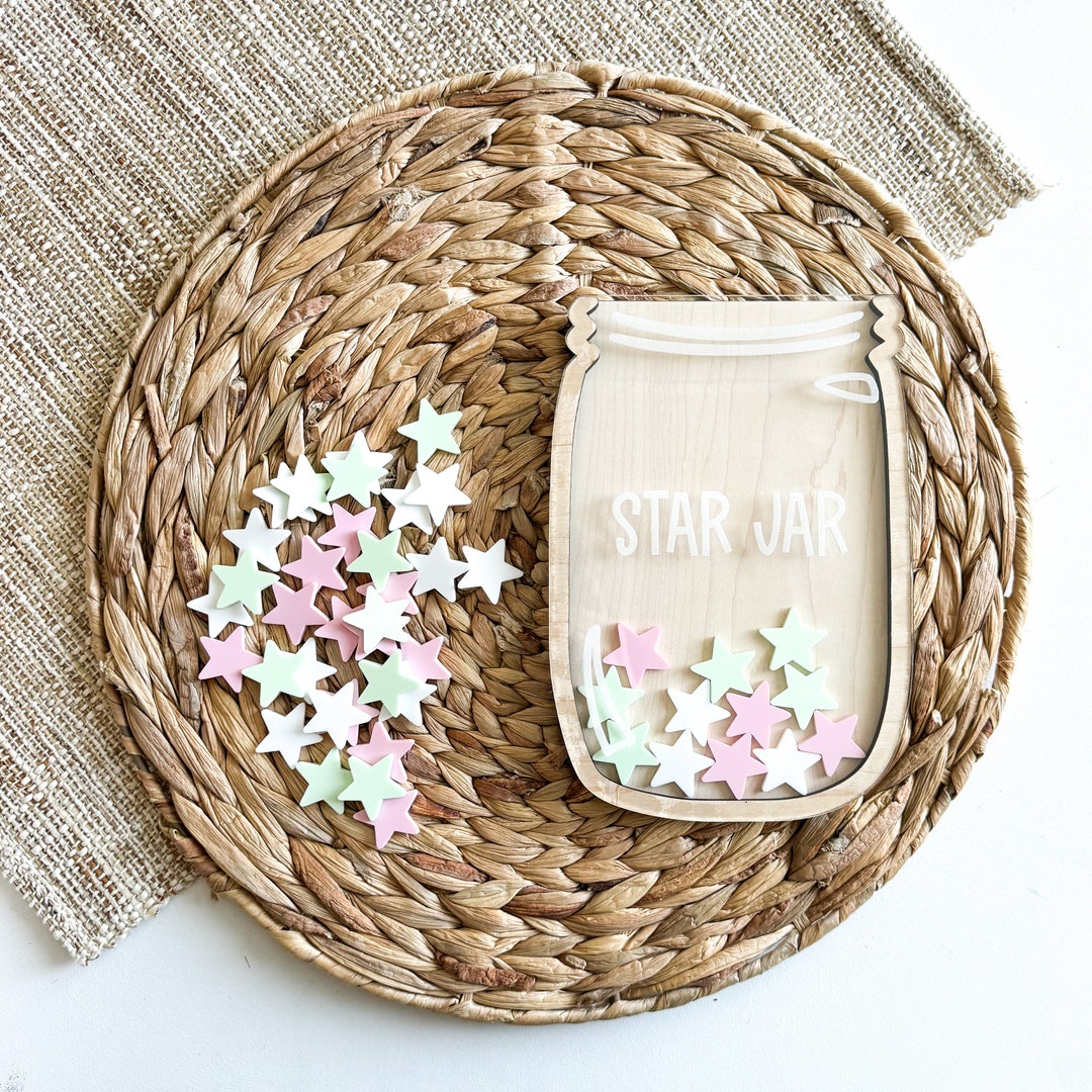 Star Reward Jar | Classroom Reward Jar | Kids Rewards Chart | Chores ...