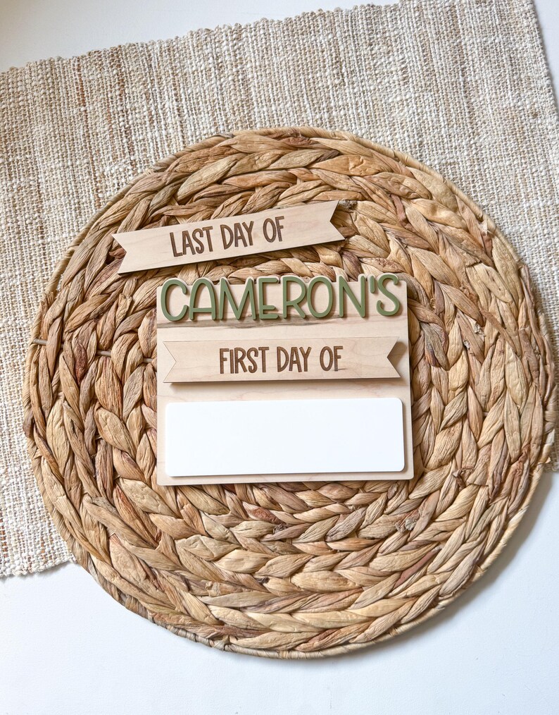 Back to School Sign | B2S Board | First Day of School Sign for Kids ...