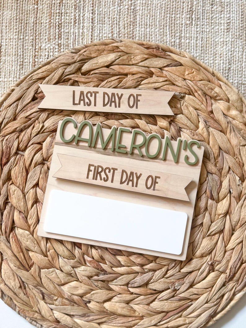 Back to School Sign | B2S Board | First Day of School Sign for Kids ...
