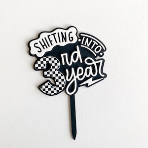 Dirt Bike Party Cake Topper | Birthday Party Decor | Shifting Into Gear ...