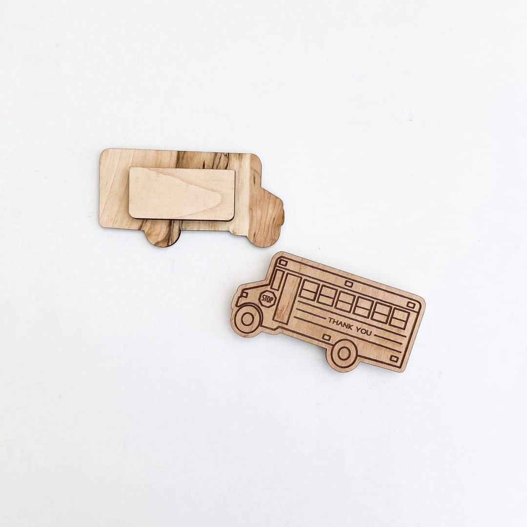 School Bus Gift Card Holder Bus Driver Gifts Teacher Appreciation Week ...