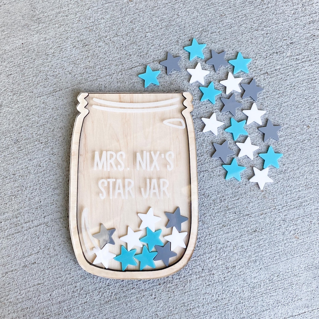 Star Reward Jar | Classroom Reward Jar | Kids Rewards Chart | Chores ...