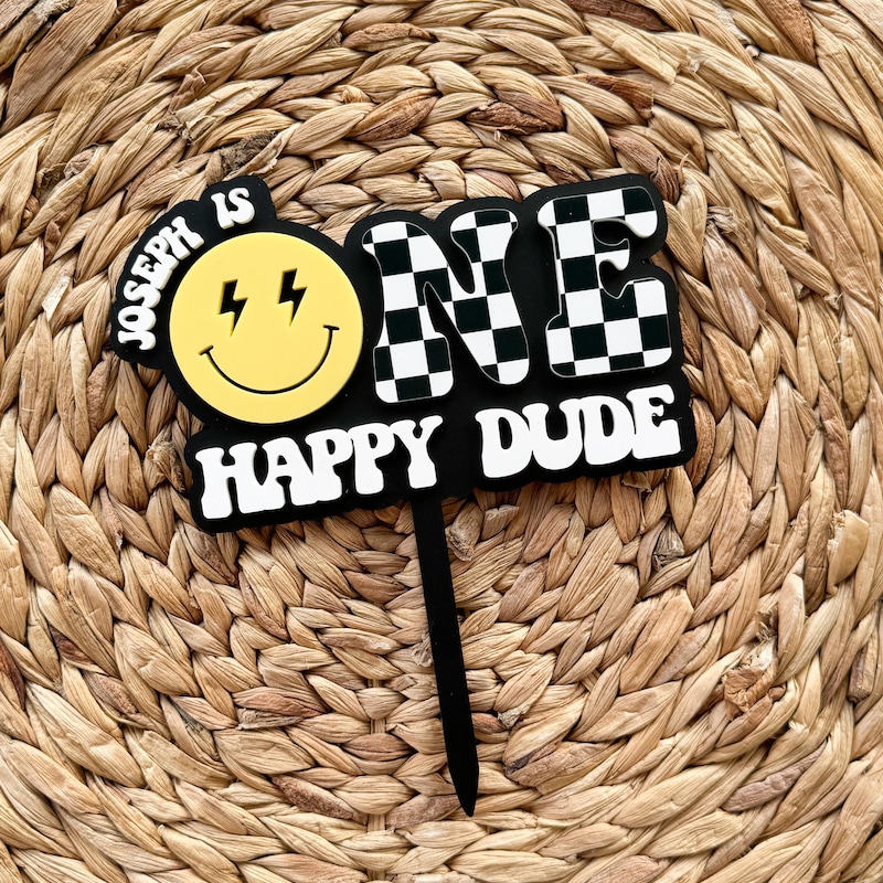 One Happy Dude Birthday Decorations - Etsy