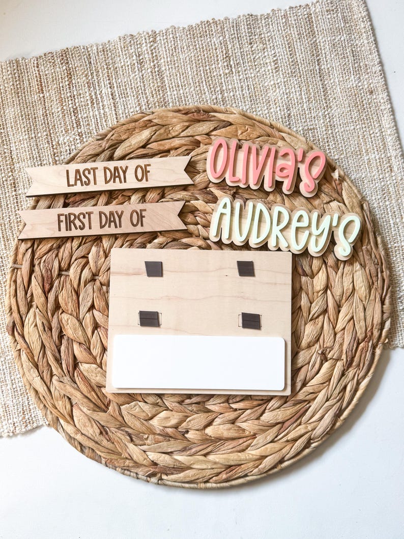 Back to School Sign | B2S Board | First Day of School Sign for Kids ...