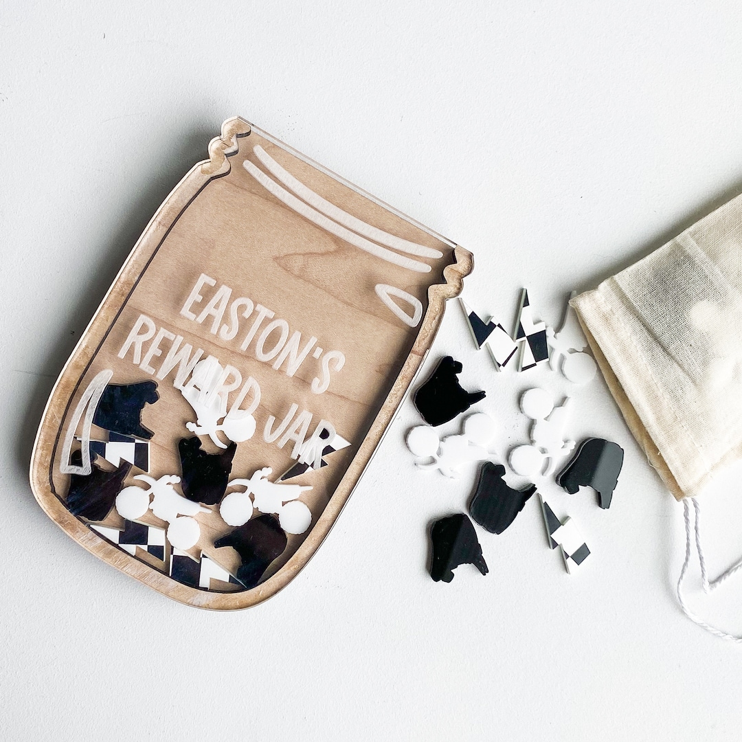 Dirt Bike Reward Jar | Classroom Reward Jar | Kids Rewards Chart | Chores | Potty Training ...