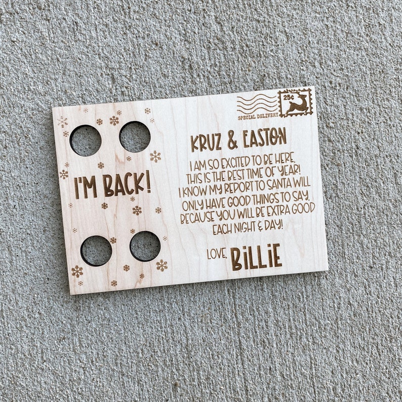 Welcome Back Elf Christmas Sign Christmas Holiday Decor - Etsy