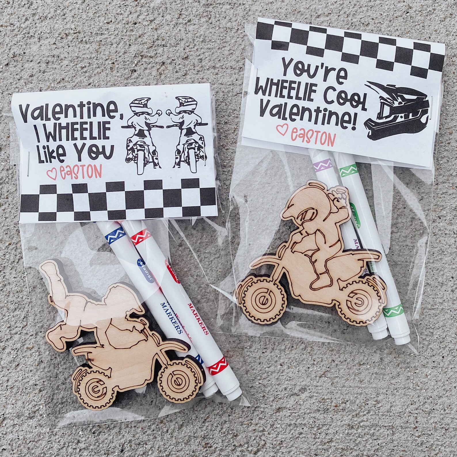 Dirt Bike Valentine Cards | Kids Valentine's Day Party | Class Gifts ...
