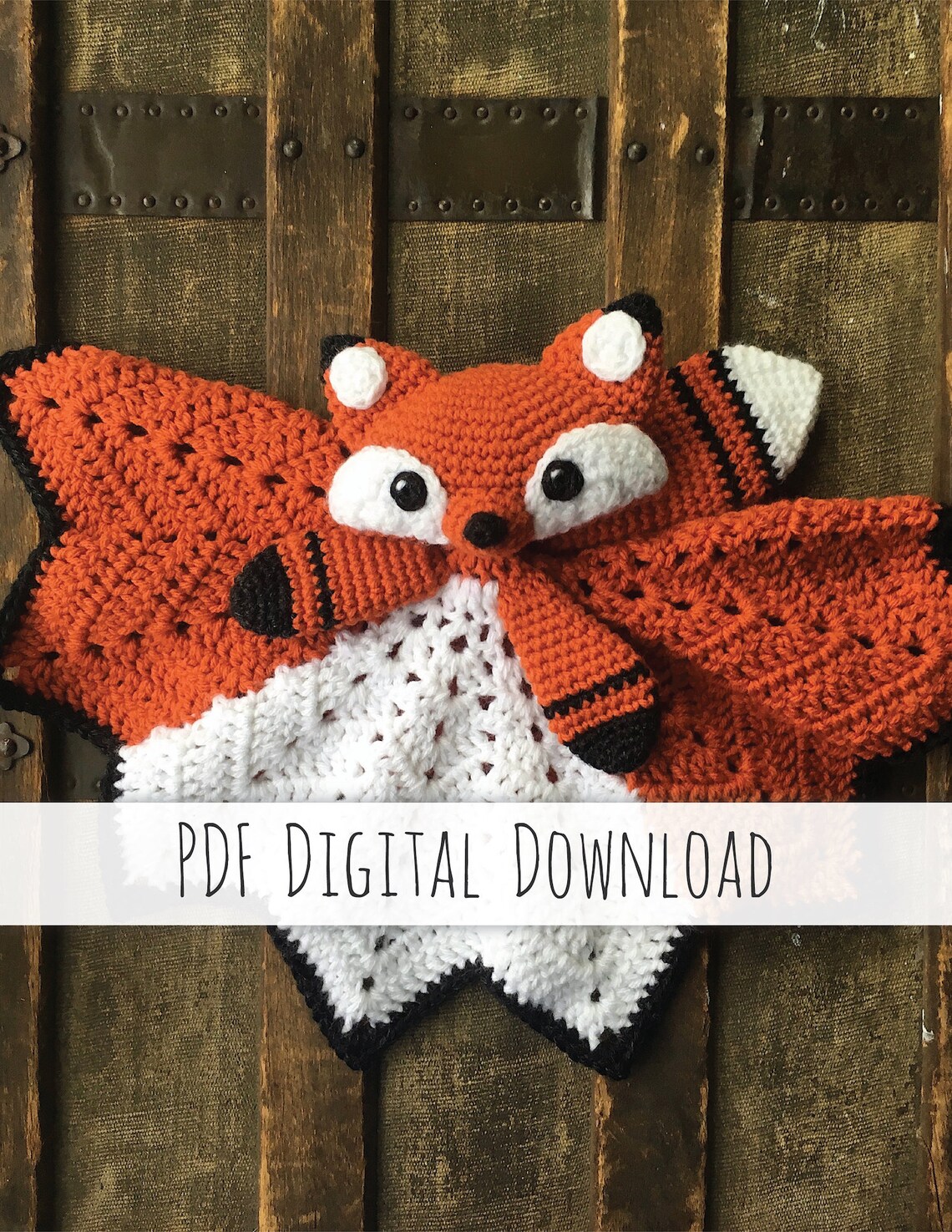 Acorn the Fox Lovey Crochet Pattern Standard Version PDF - Etsy