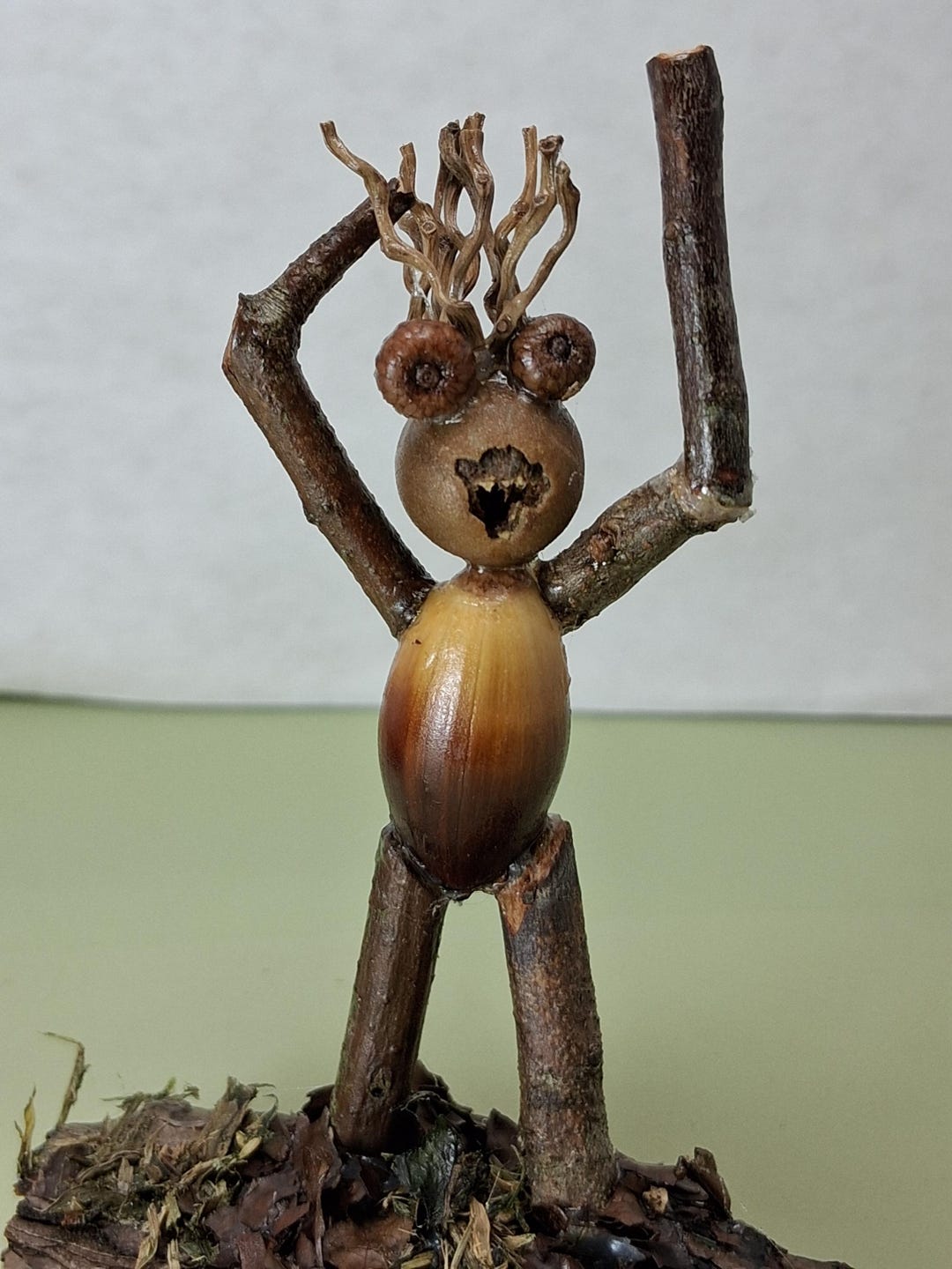 Bad Hair Day Forest Folk Acorn People Becorn - Etsy