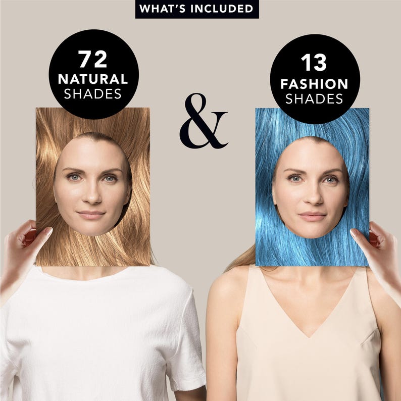 Hair Color Analysis Frames | Salon Hair Stylist Tool (printable) - Etsy