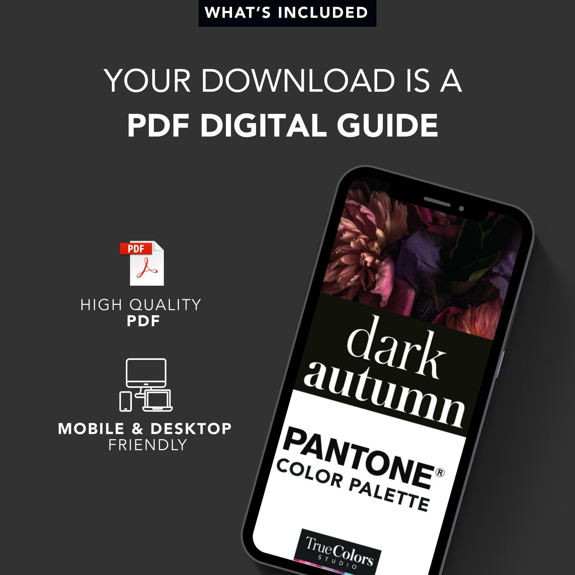 Dark Autumn Color Palette Deep Autumn Colour Swatch Wardrobe Color ...