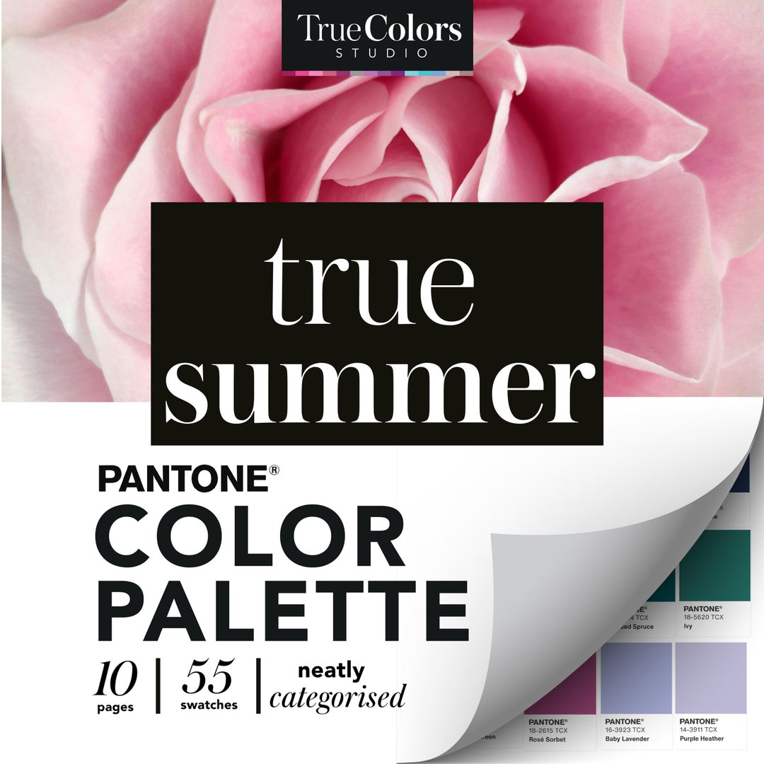 True Summer Color Palette True Summer Colour Swatch Wardrobe Color ...