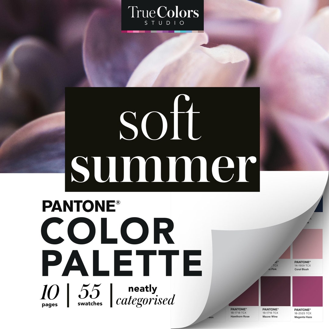 Soft Summer Color Palette Soft Summer Colour Swatch Wardrobe Color ...