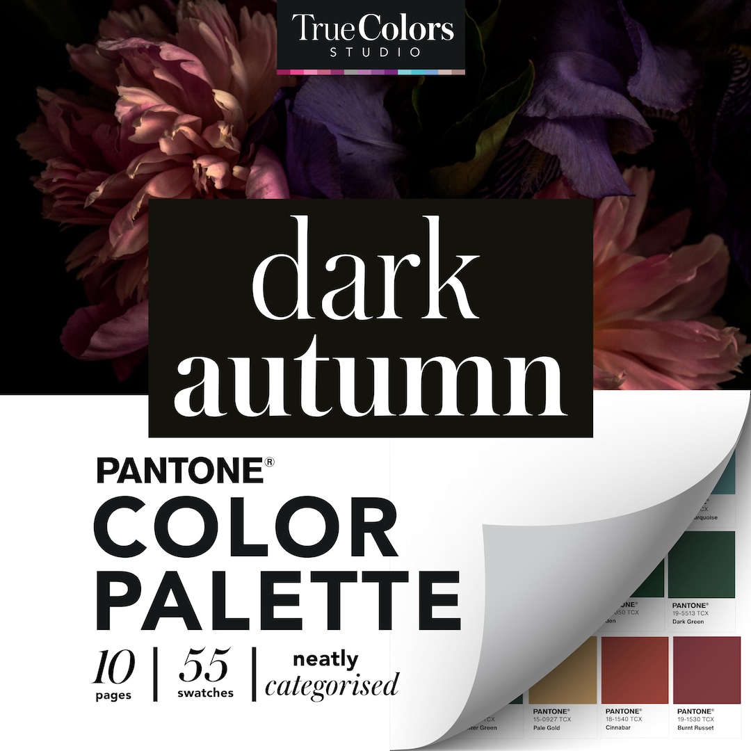 Dark Autumn Color Palette Deep Autumn Colour Swatch Wardrobe Color ...