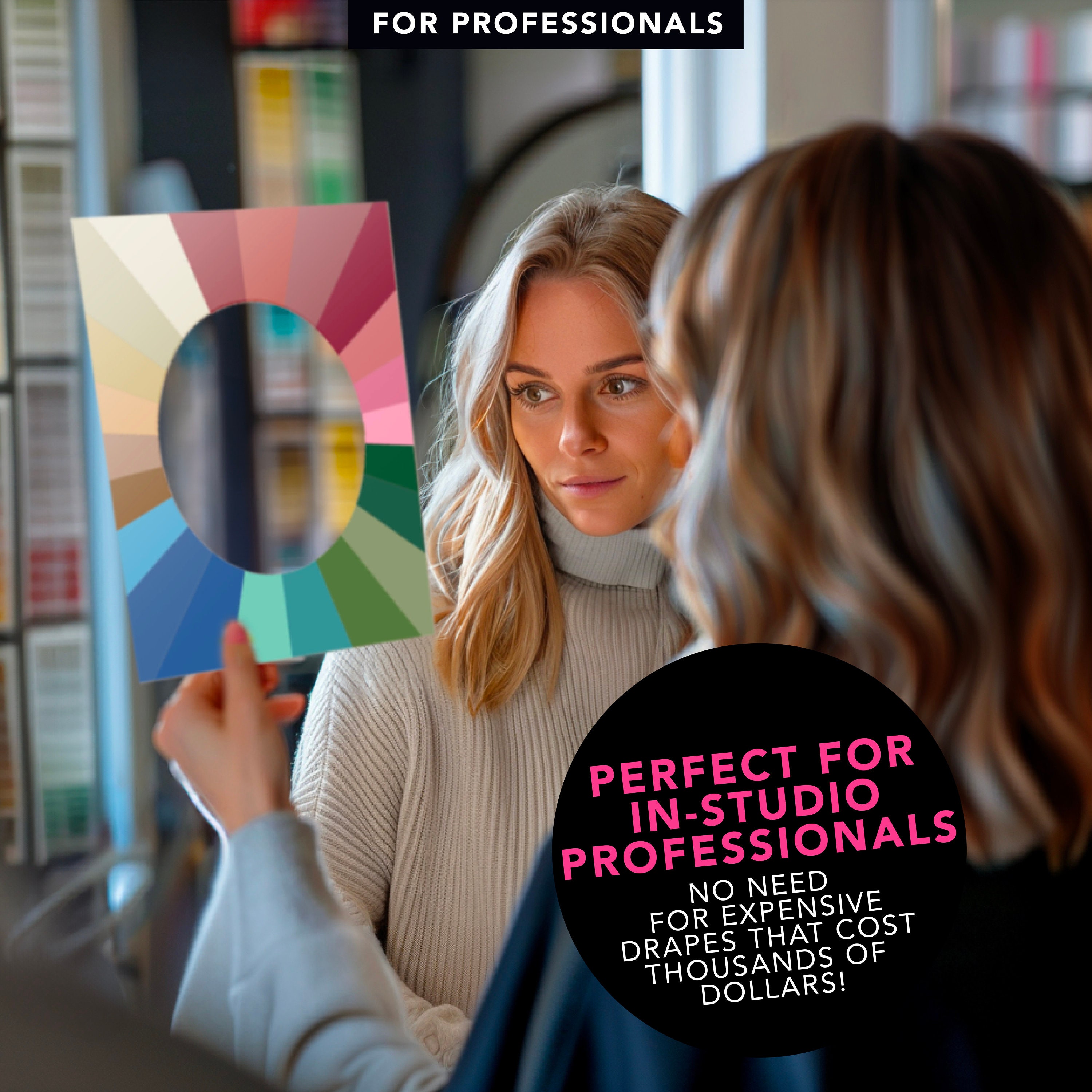 Color Analysis Kit Printable Frames Seasonal Color Analysis Frames ...