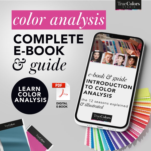 Color Analysis Hair Frames Canva Templates Hair Color Drapes Swatches ...