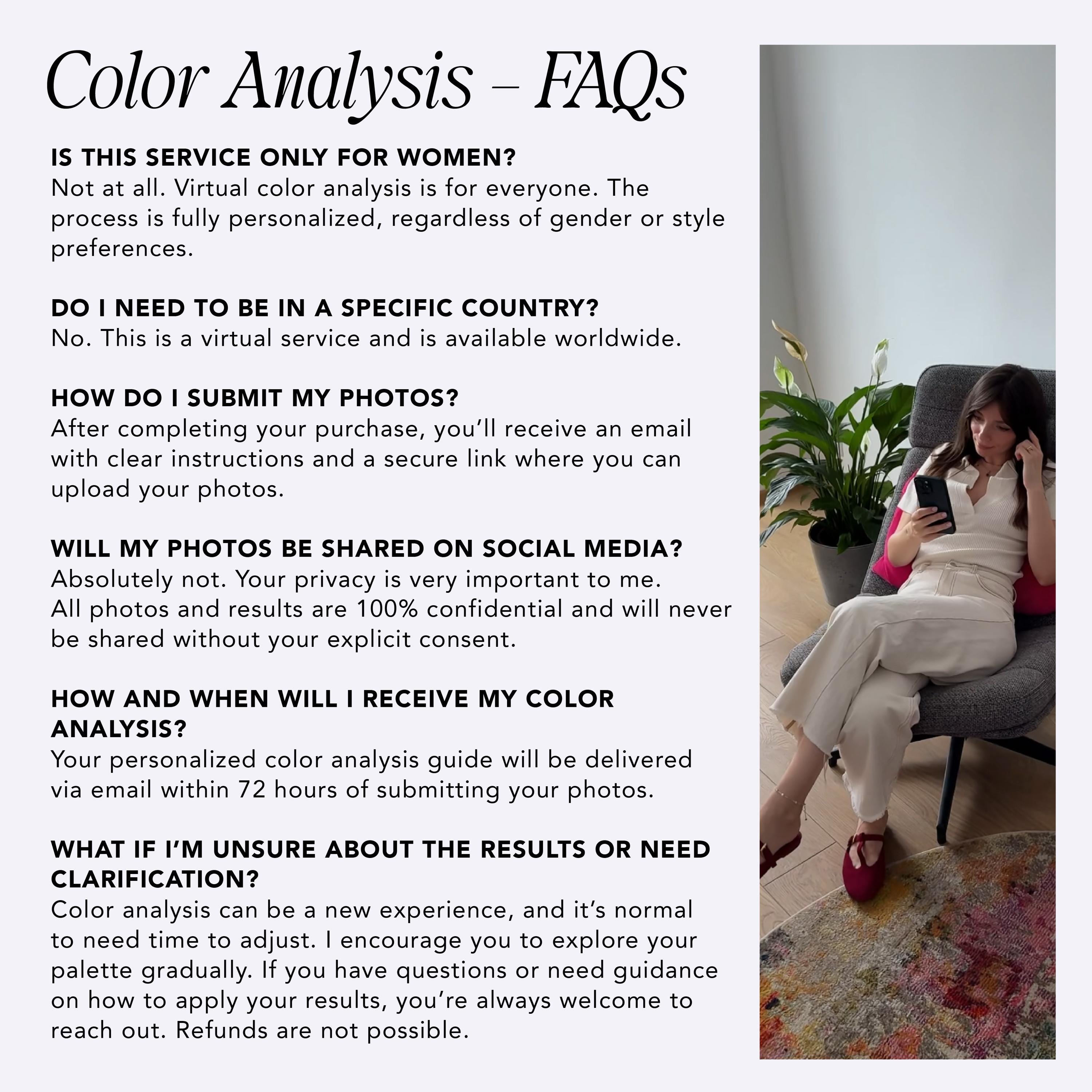 Virtual Color Analysis by a Certified Color Analyst | Custom Style ...