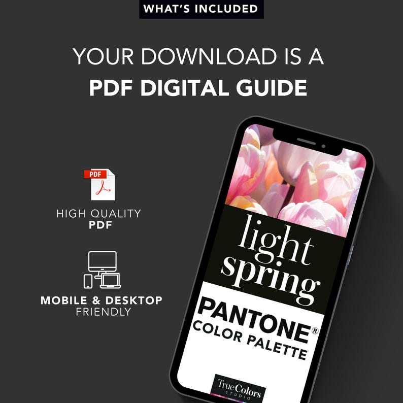 Light Spring Color Palette, Pantone Swatches (digital Download) - Etsy