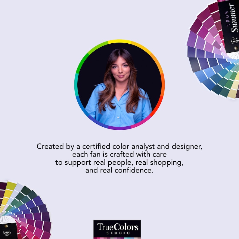 True Autumn Fan Color Palette Warm Autumn Color Fan for Shopping - Etsy