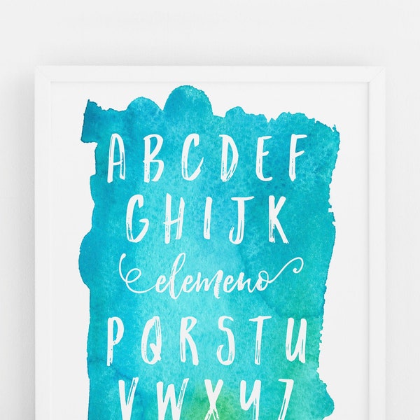 Extra Large Alphabet Wall Art - Etsy