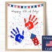 Fireworks Handprint Art for July 4th USA Independence Day | Etsy