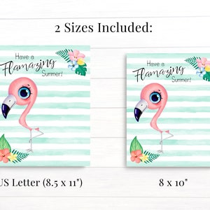 Flamingo Handprint Craft for Kids, Last Day of Preschool Printable ...