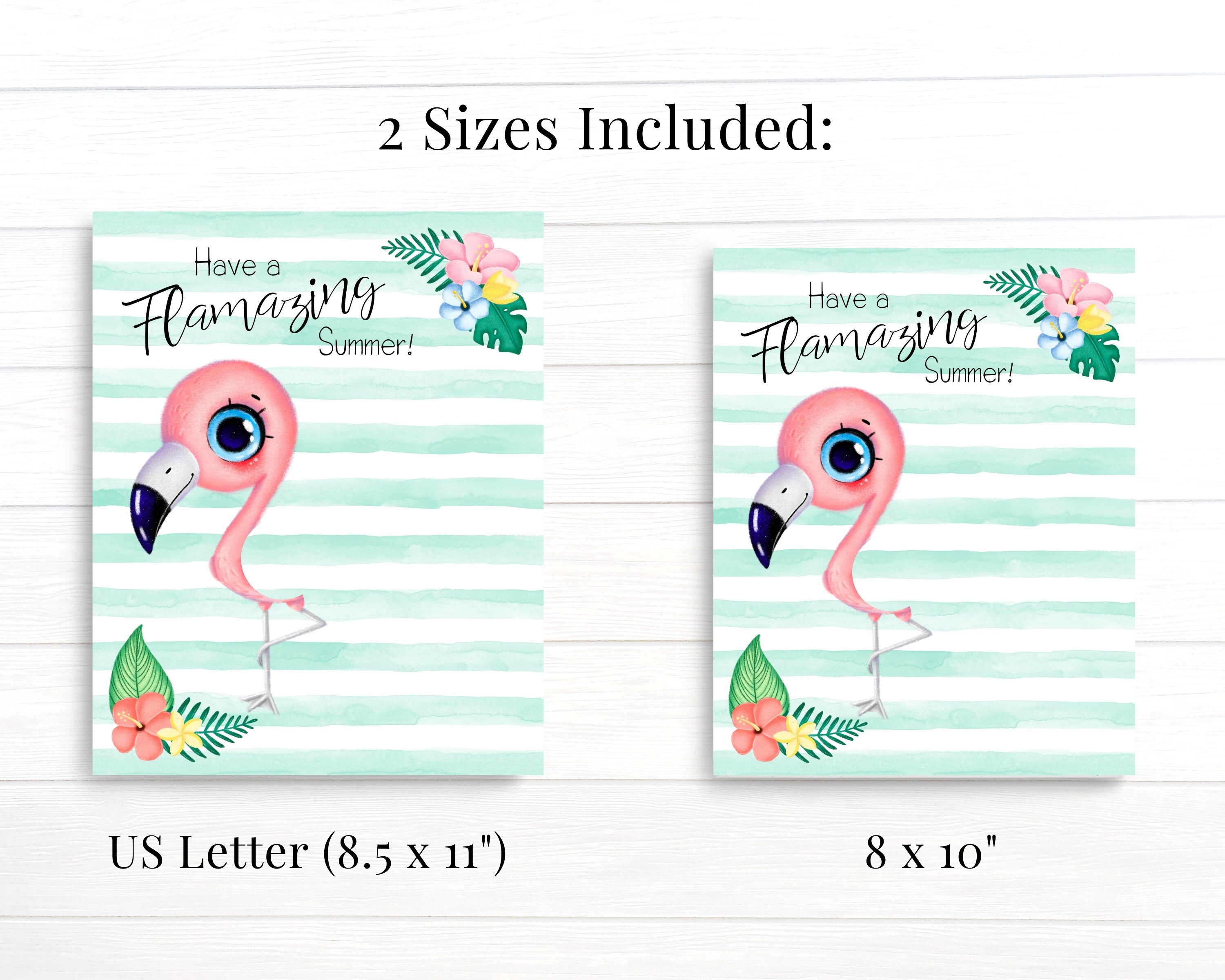 Flamingo Handprint Craft for Kids Last Day of Preschool - Etsy