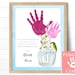 Grandparents Day Handprint Flowers DIY Poem Card From 2 - Etsy