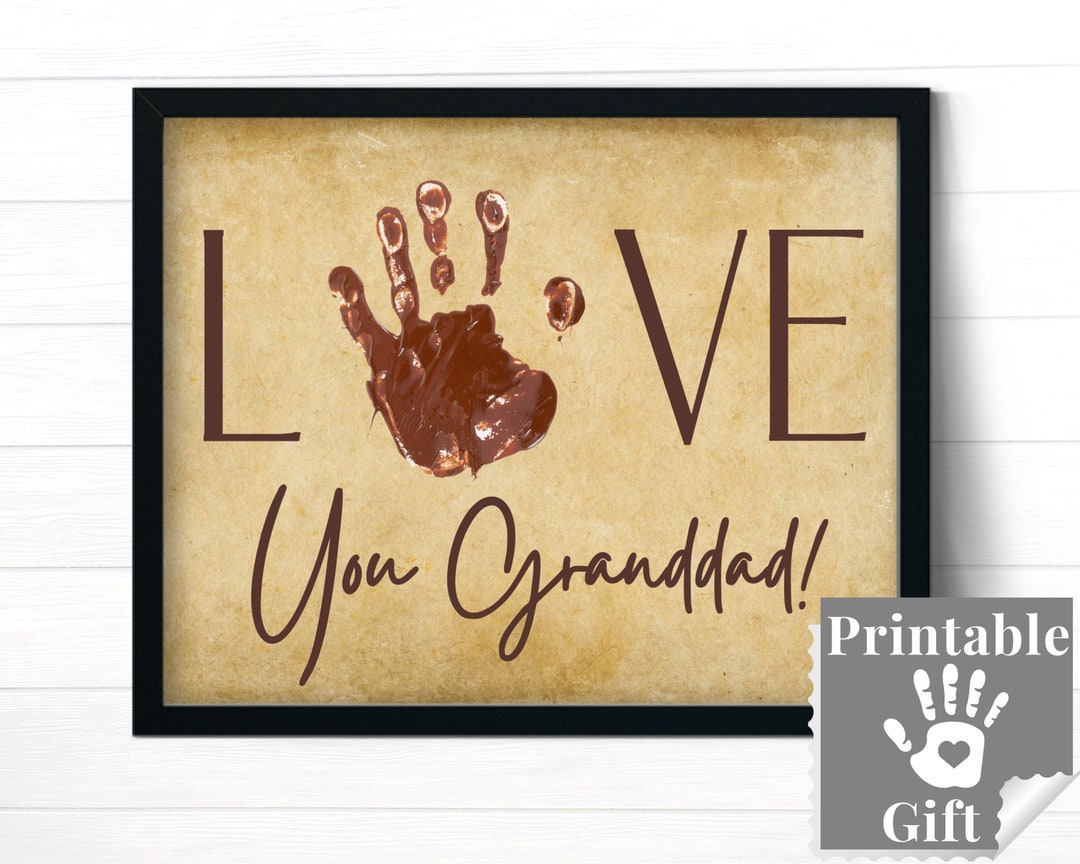 Granddad Gift for Father's Day Birthday or Christmas, Picture Card From ...