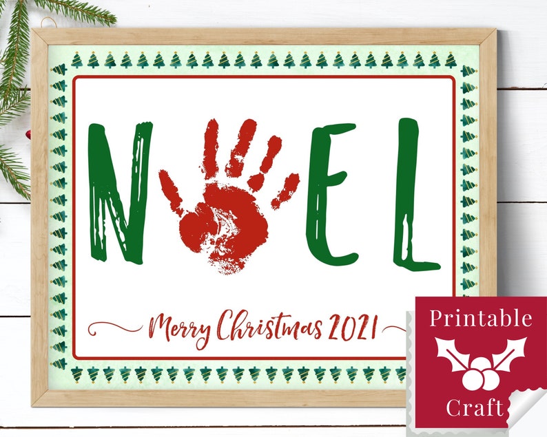 Handprint Christmas Gift Religious Holiday Craft Kits for | Etsy