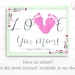 Happy Mother's Day Printable Handprint Card, Love You Mom, Easy DIY ...