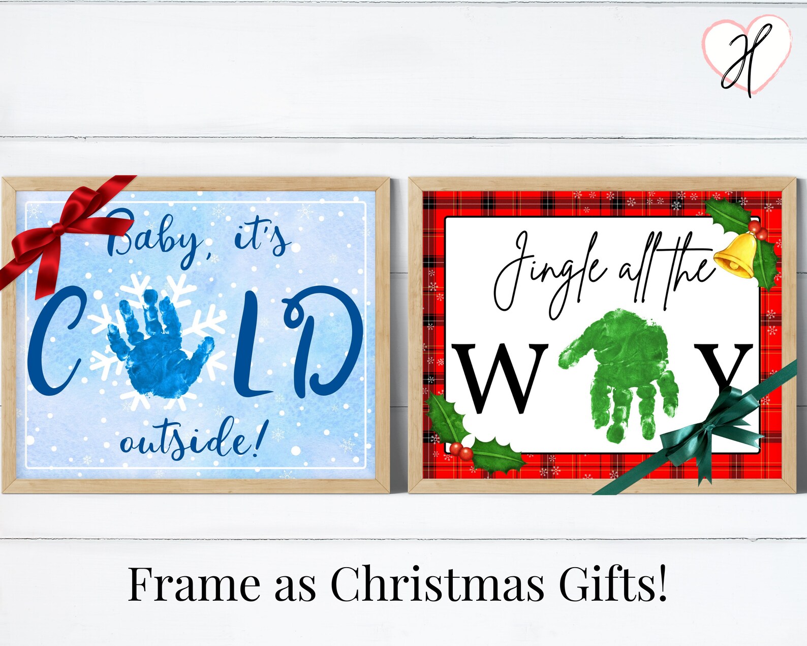 Christmas Gifts From Kids Handprint Art Holiday Crafts - Etsy