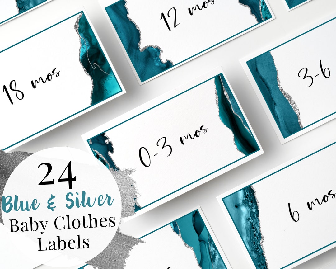 Baby Drawer Labels, Dresser Organization for Nursery, Printable ...