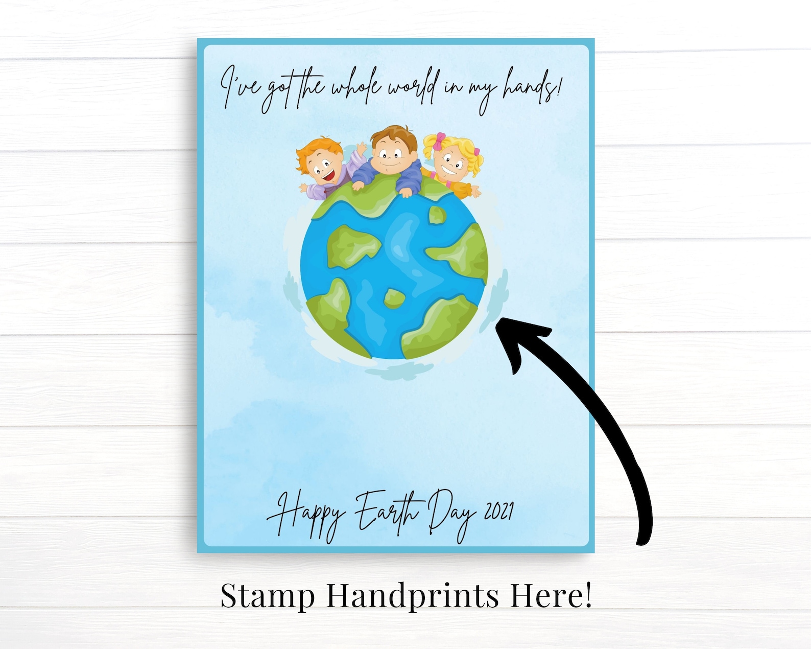 Earth Day Printable Craft for Preschool Toddlers I've Got | Etsy