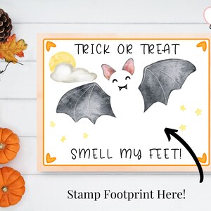 Trick or Treat Smell My Feet, Halloween DIY Toddler Craft, Baby's First ...